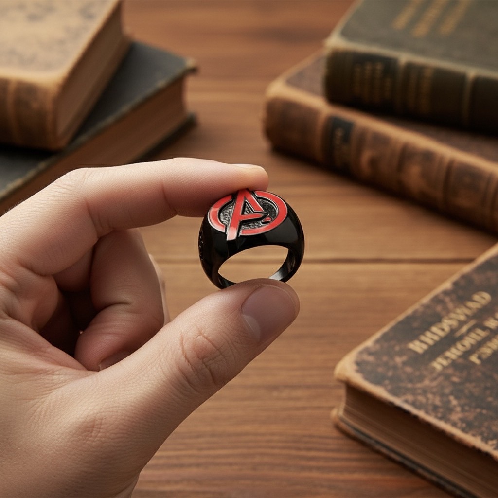 Avengers Symbol Ring – Reel Hearts